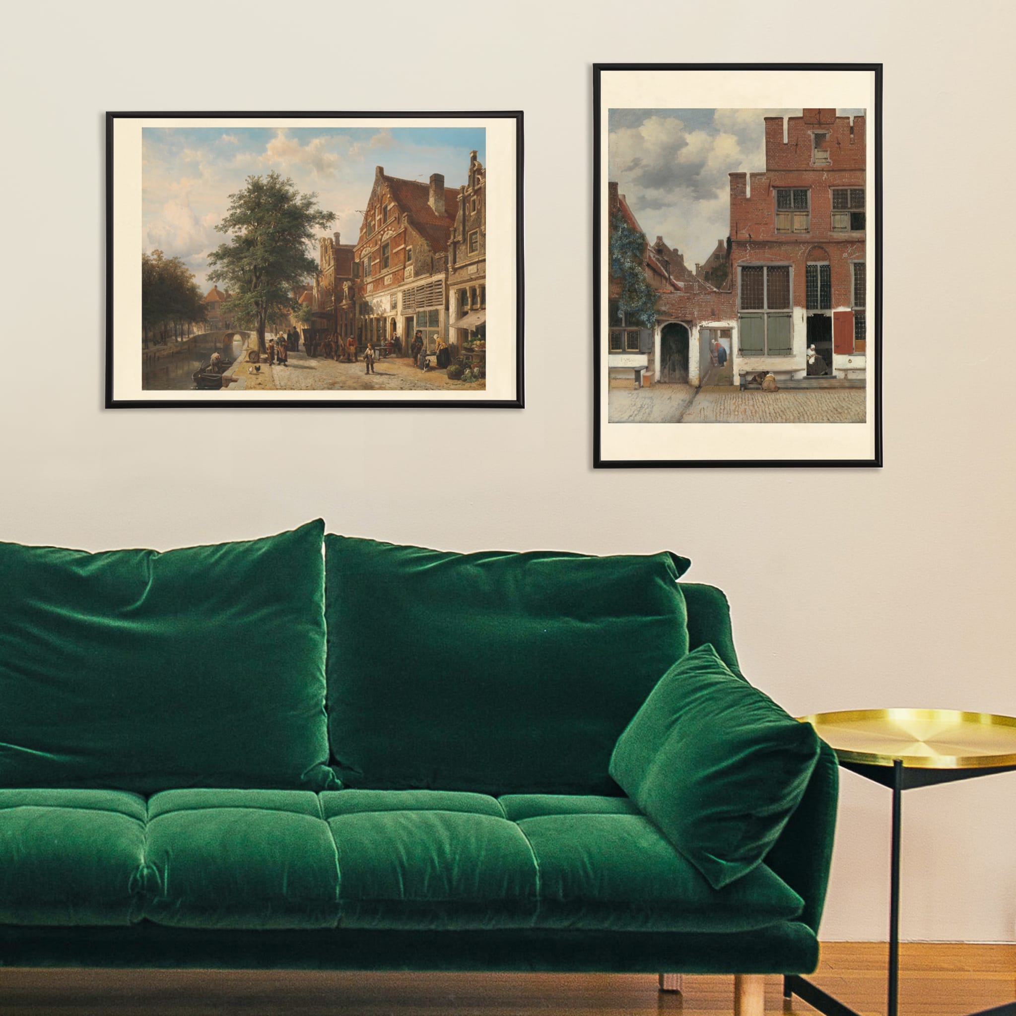 Póster | Vista de ciudad por Cornelis Springer | MORYARTY